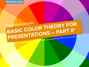 How to use the color wheel to create colorful presentations (Part II ...